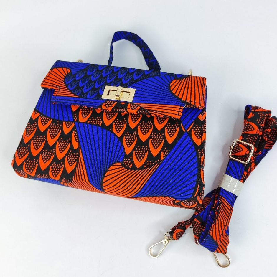 Buy African bags | Ankara clutch and africa shaped backpack - SHENBOLEN