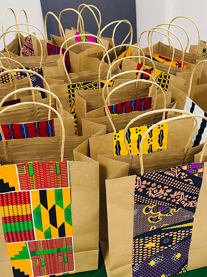 Buy African bags | Ankara clutch and africa shaped backpack - SHENBOLEN